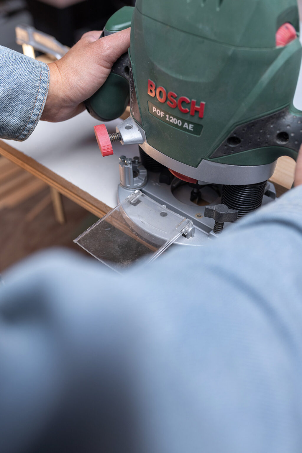 DIY waskast op de overloop